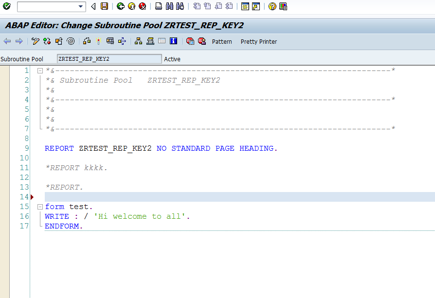 Wonders In Abap Editor Se38 Sap Online Guides