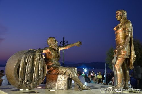 Ο μυστικος διαλογος του Μεγαλεξανδρου με τον Διογενη - Καναπεδάτος