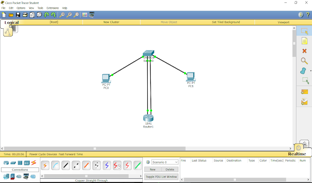 Tutorial konfigurasi Legacy Inter-VLAN Routing - WooHoo