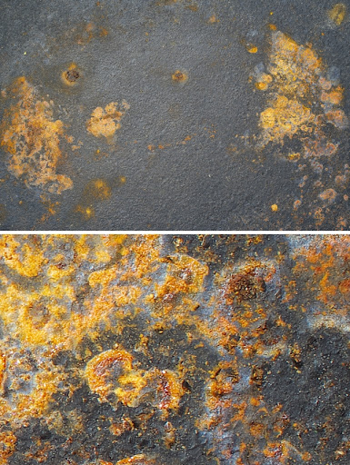 HIGH RESOLUTION TEXTURES: Cast iron rust texture