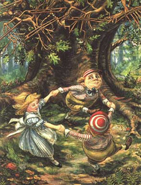 Through The Illustrated Looking Glass: Chapter 4 ~ Tweedledum And ...