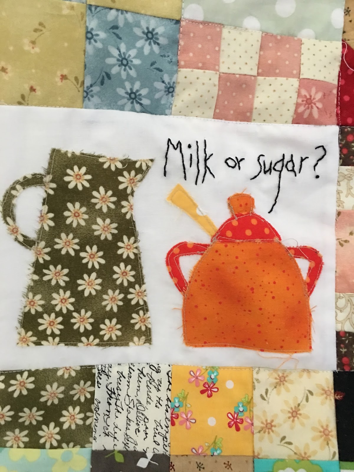 Just Because Quilts: Gossip in the Garden