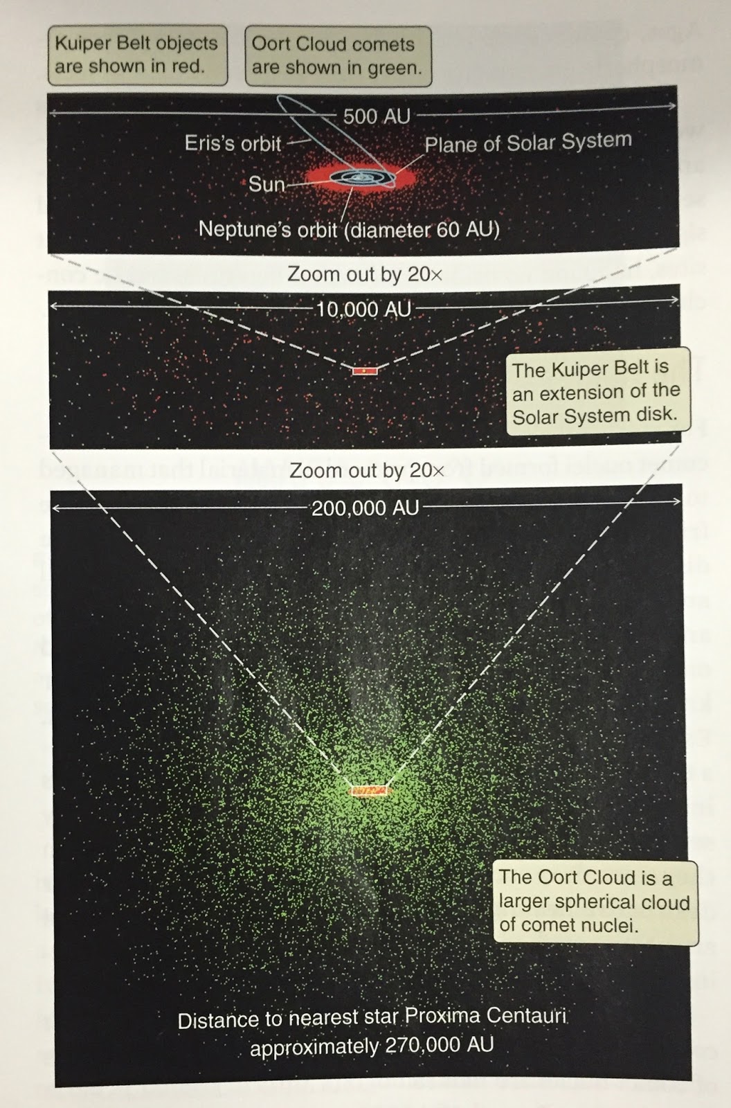 What is found in the Kuiper Belt?