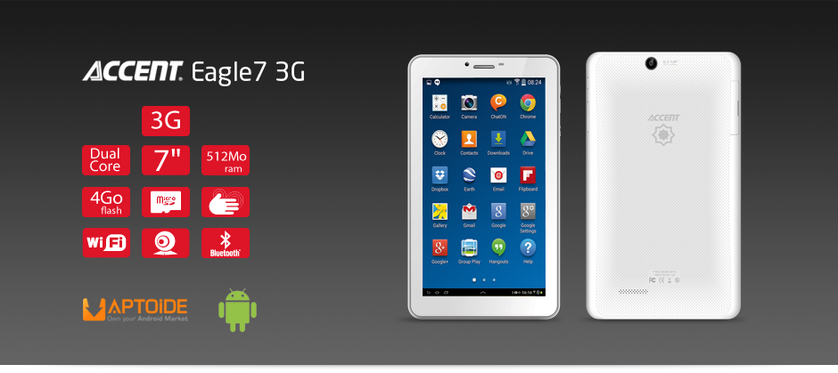 Tech Tunisie: Accent Eagle 7 3G fiche technique