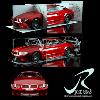 Modelado 3D, Renderizado y Animación de un Coche - Jose Ribas | Blog ...