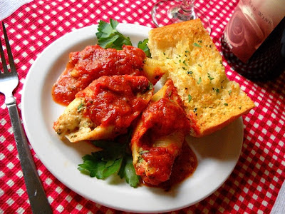 Pesto stuffed shells - Samantha's favorite recipes