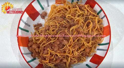 Chitarrine con porcini e polpettine ricetta Daniele Persegani da É ...