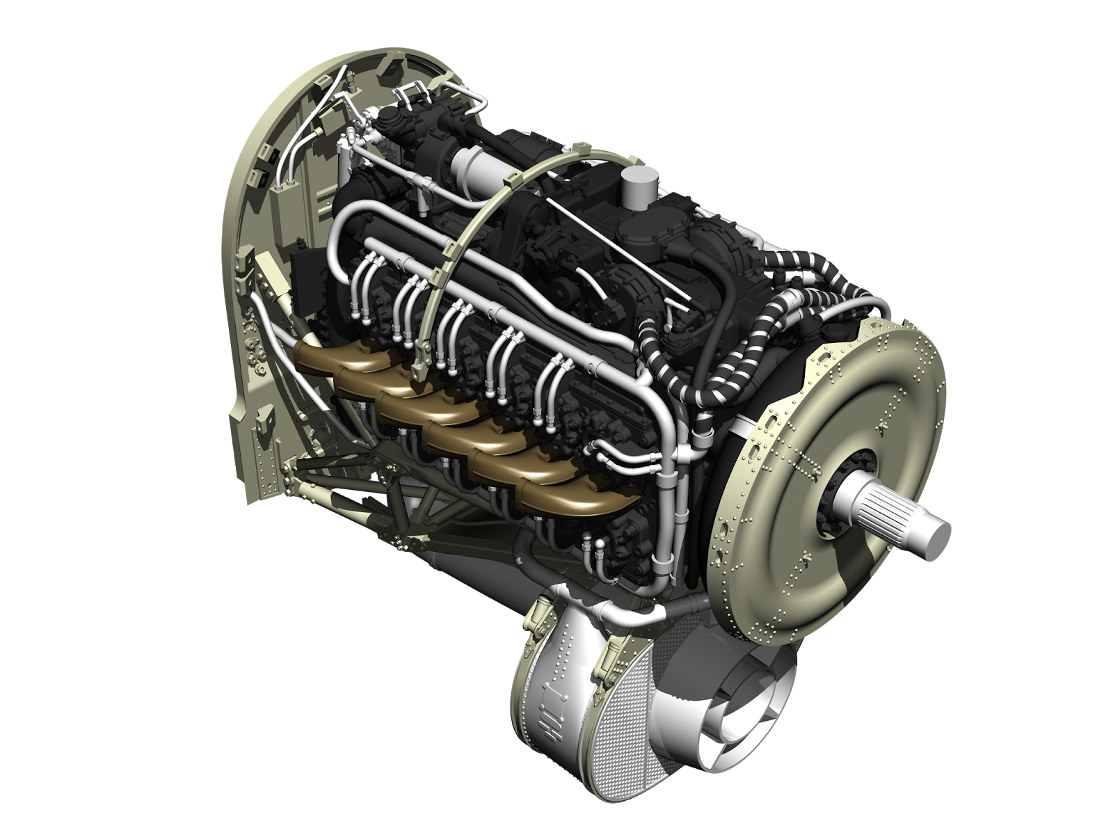 5110 - 1/32 Tempest Engine set for Special Hobby kit - a close up look