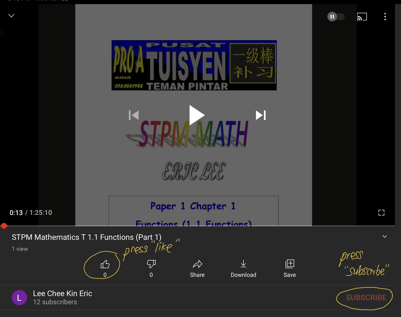 Pro A Malaysia: STPM Math T Coursework 2022-2023 (Semester 1, 2 and 3))