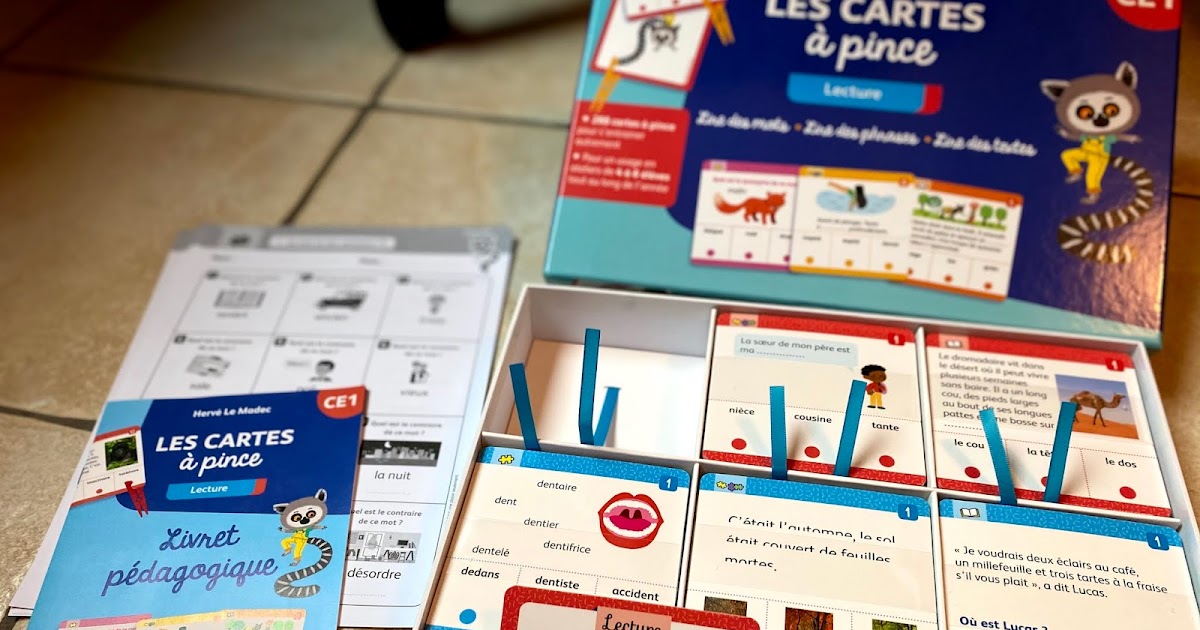 La classe de Sanléane: J'ai testé pour vous les cartes à pince Lecture ...