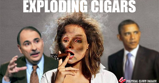 Political Clown Parade: Exploding Cigars