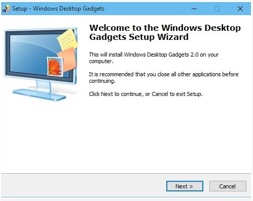 STEPS AND WAYS TO BRING DESKTOP GADGETS TO WINDOWS 10 - STEPS AND WAYS