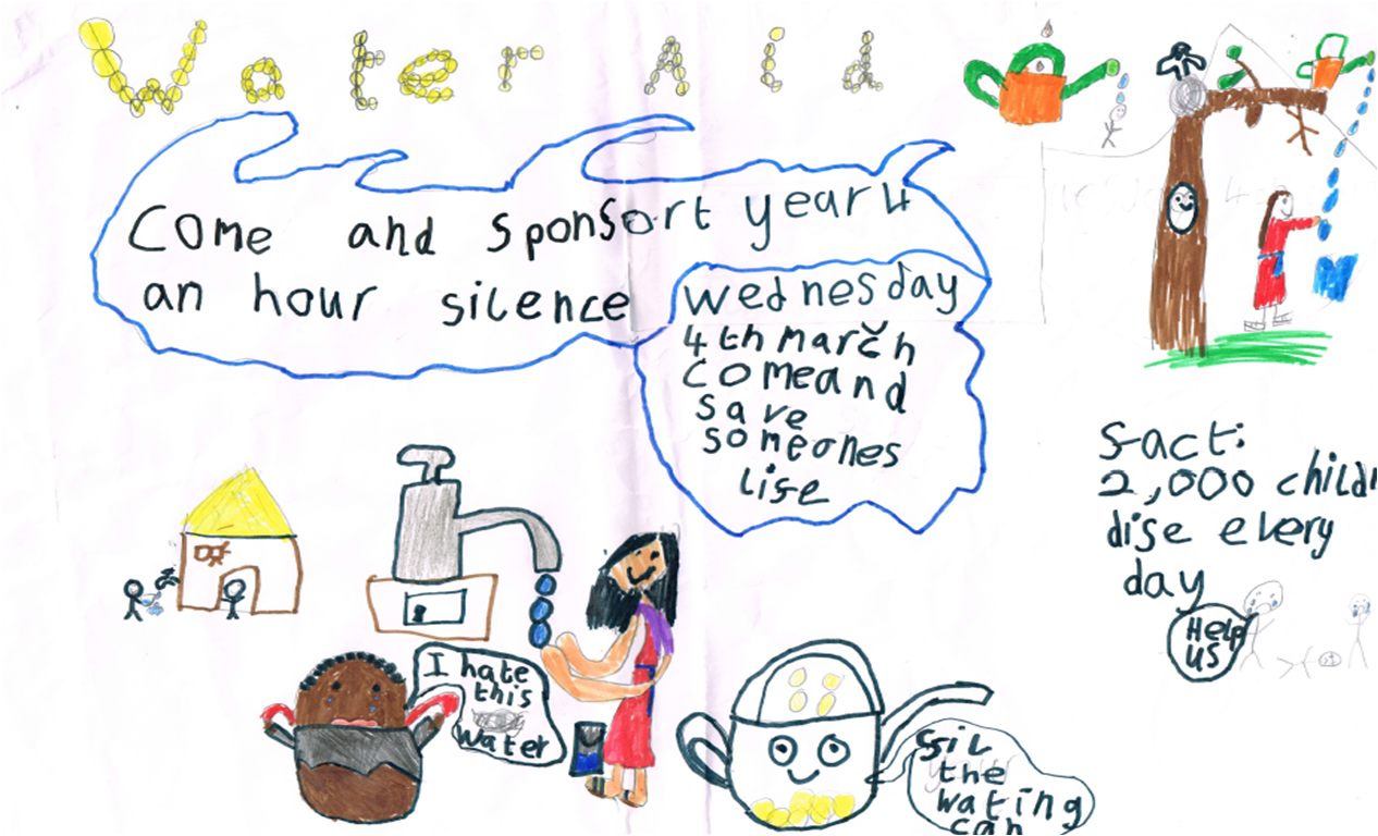 Naomi and Year 4 Hackleton Water Aid project