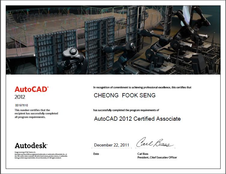 Autodesk Certification: Associate Exam Topics and Objectives - AutoCAD 2012