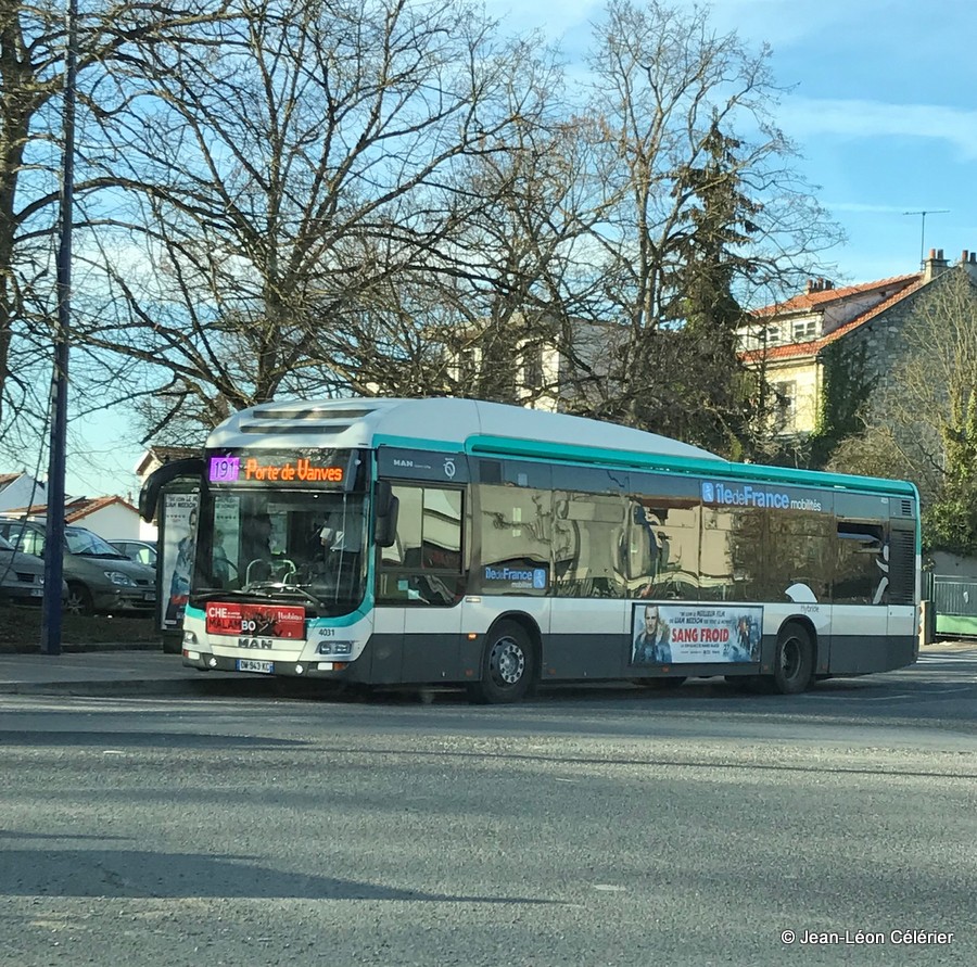 Les Tramways,Métro,RER,Bus de la RATP: Bus 191