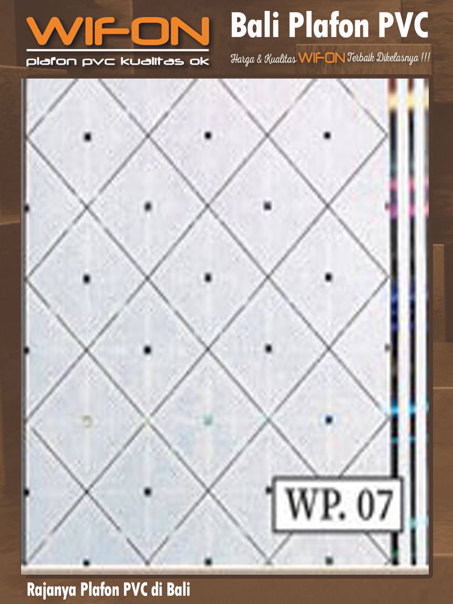 BALI PLAFON PVC: WIFON PLAFON