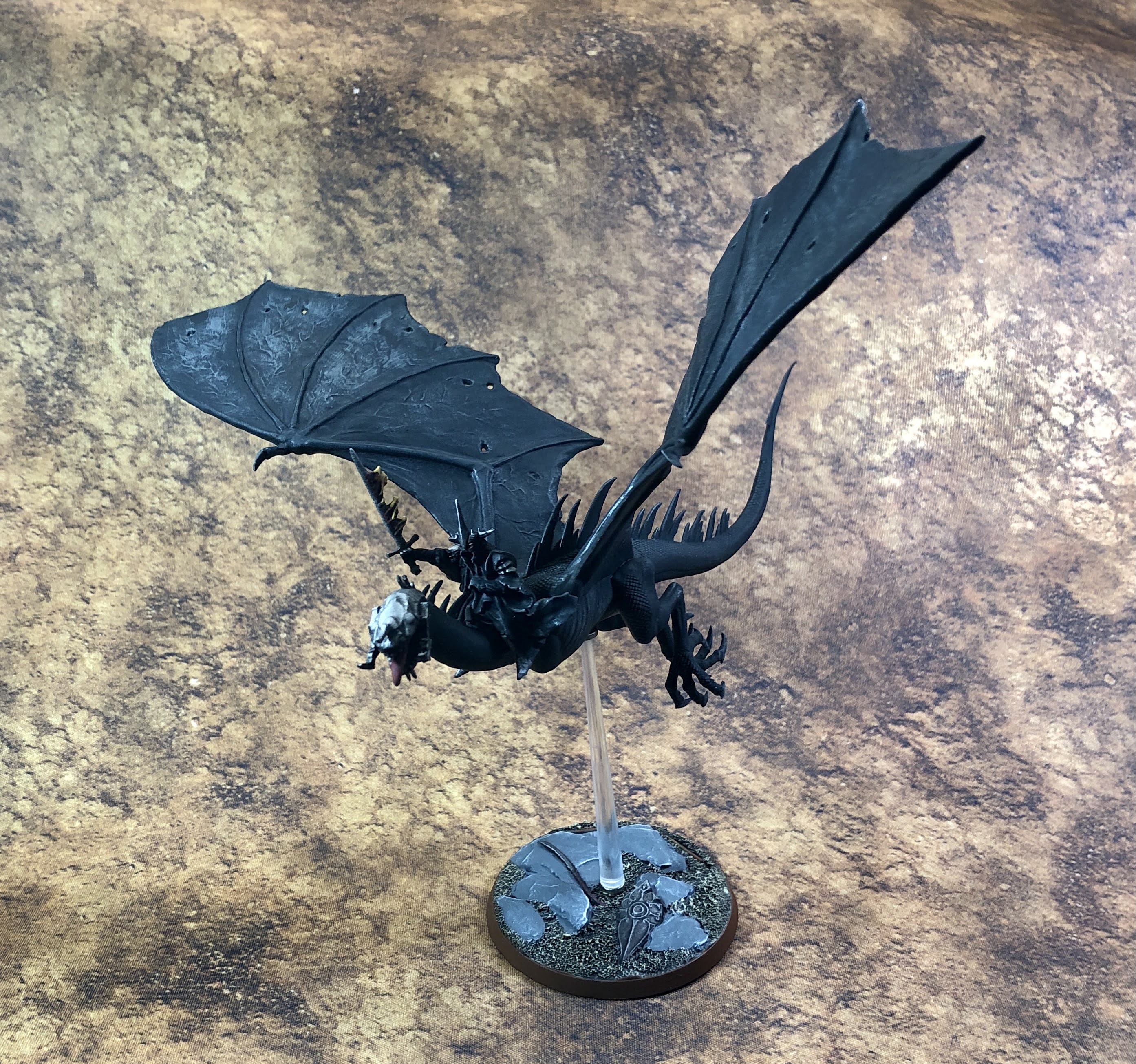 MeSBG: 'Witch-King of Angmar on Fell Beast' ~ The Old West Chronicle