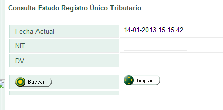 Trámites en Colombia: Consulta estado Registro Único Tributario (RUT)