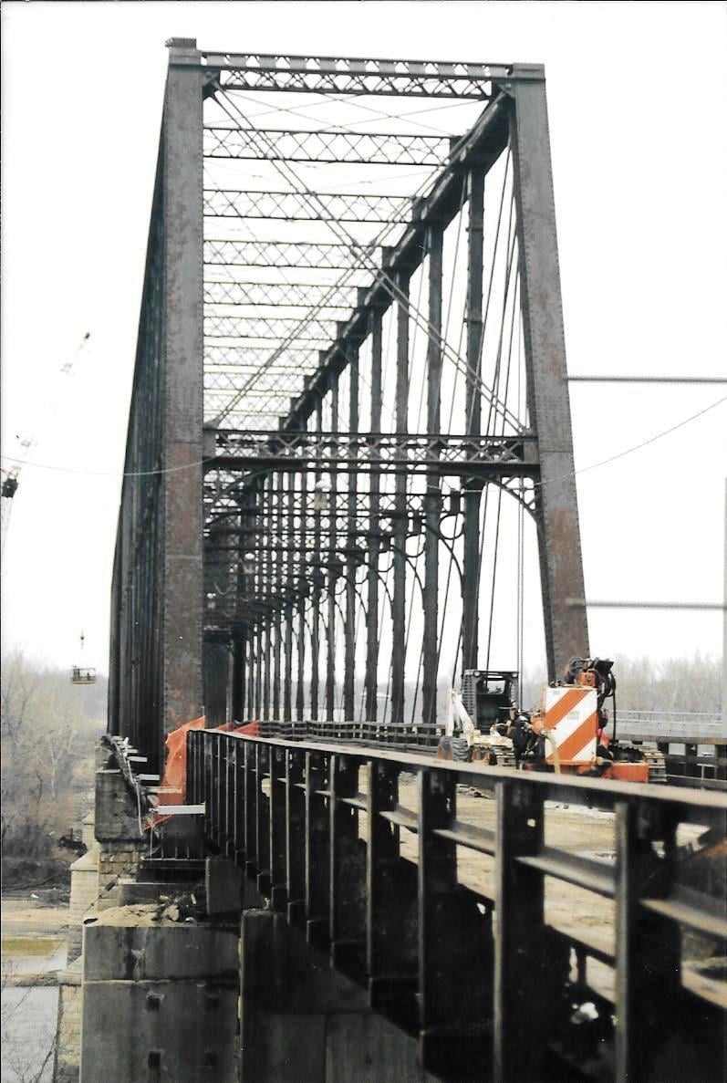 Industrial History: 1887-2001 Chouteau Bridge In Kansas City, MO