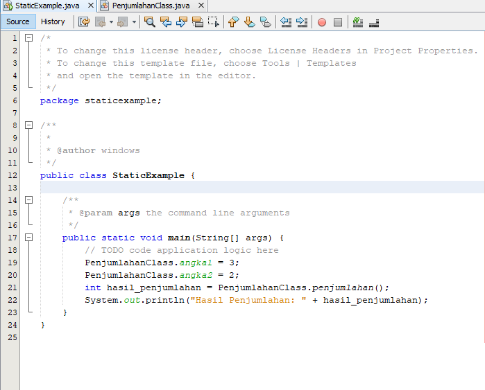 Mengenal Class, Method Static dan Non Static Serta Contohnya di Java ...