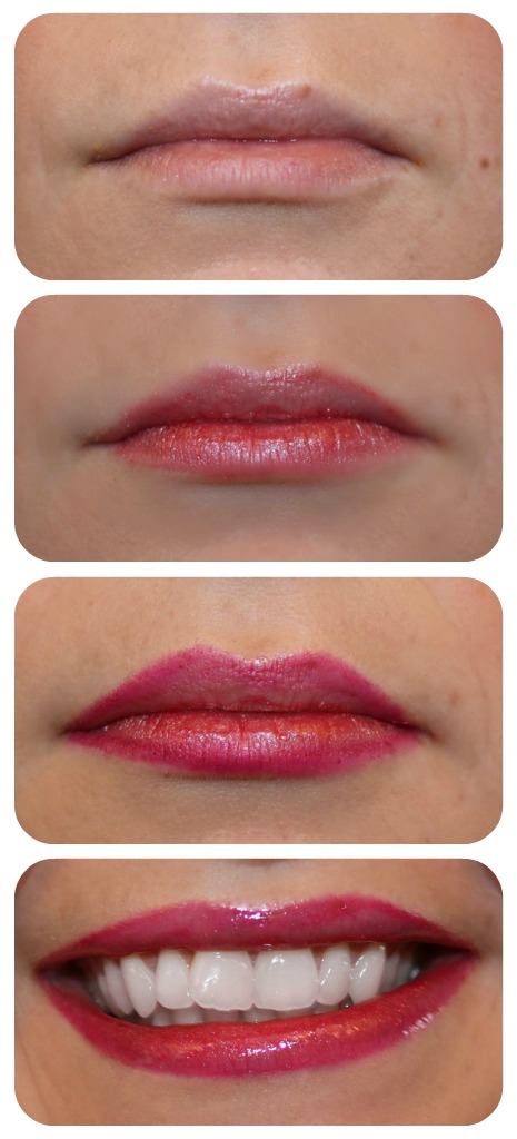 blushing basics: Lipcolor Tutorial 1-2-3 {Spring Trend}