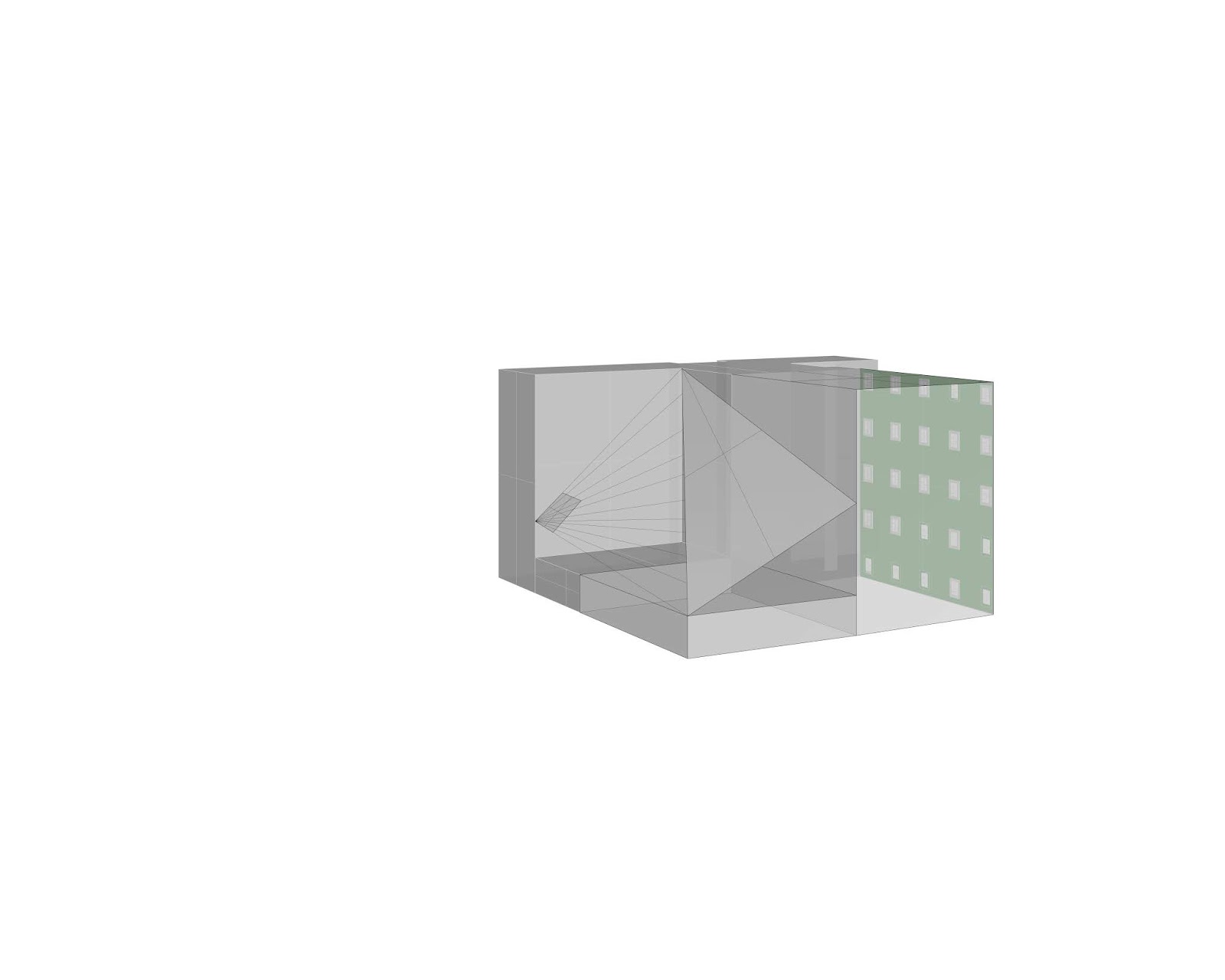 Massing Model "Sketches" and Site Analysis Diagrams