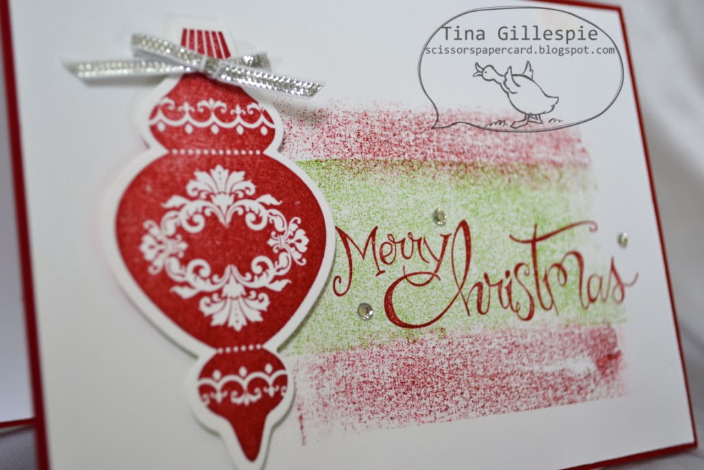 Scissors Paper Card: Masking Tape Christmas Card