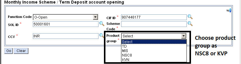 NSC/KVP Account Opening Procedure issued on after 01 July 2016