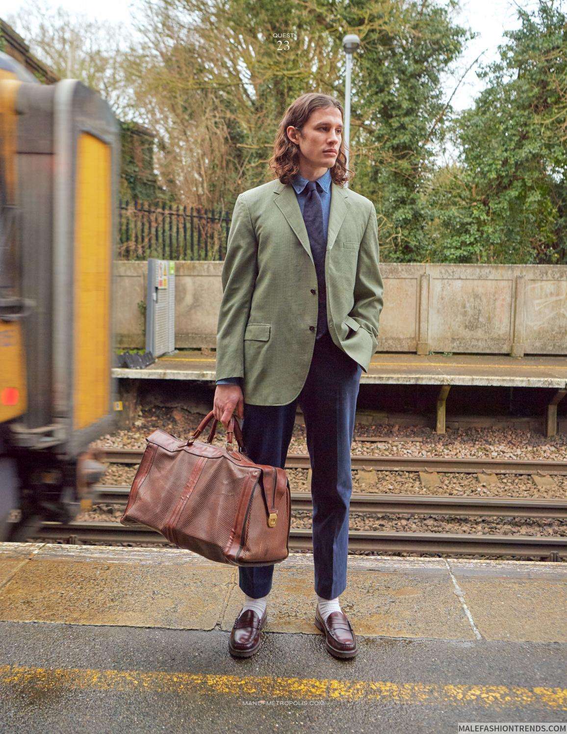 Liam Gardner para Man of Metropolis en fotos de Johny Storey