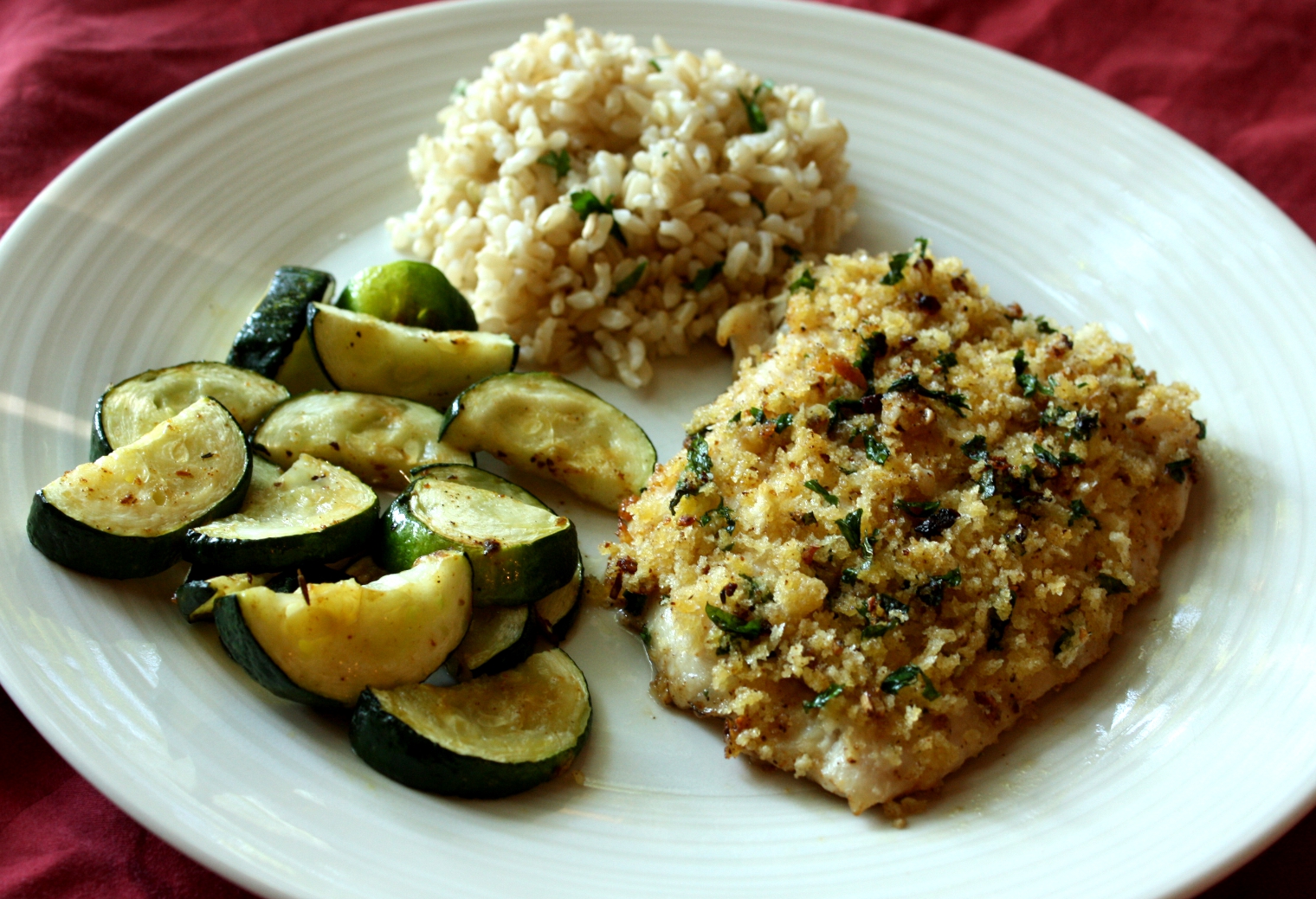 Cee in the Kitchen: tonight's dinner: baked snapper
