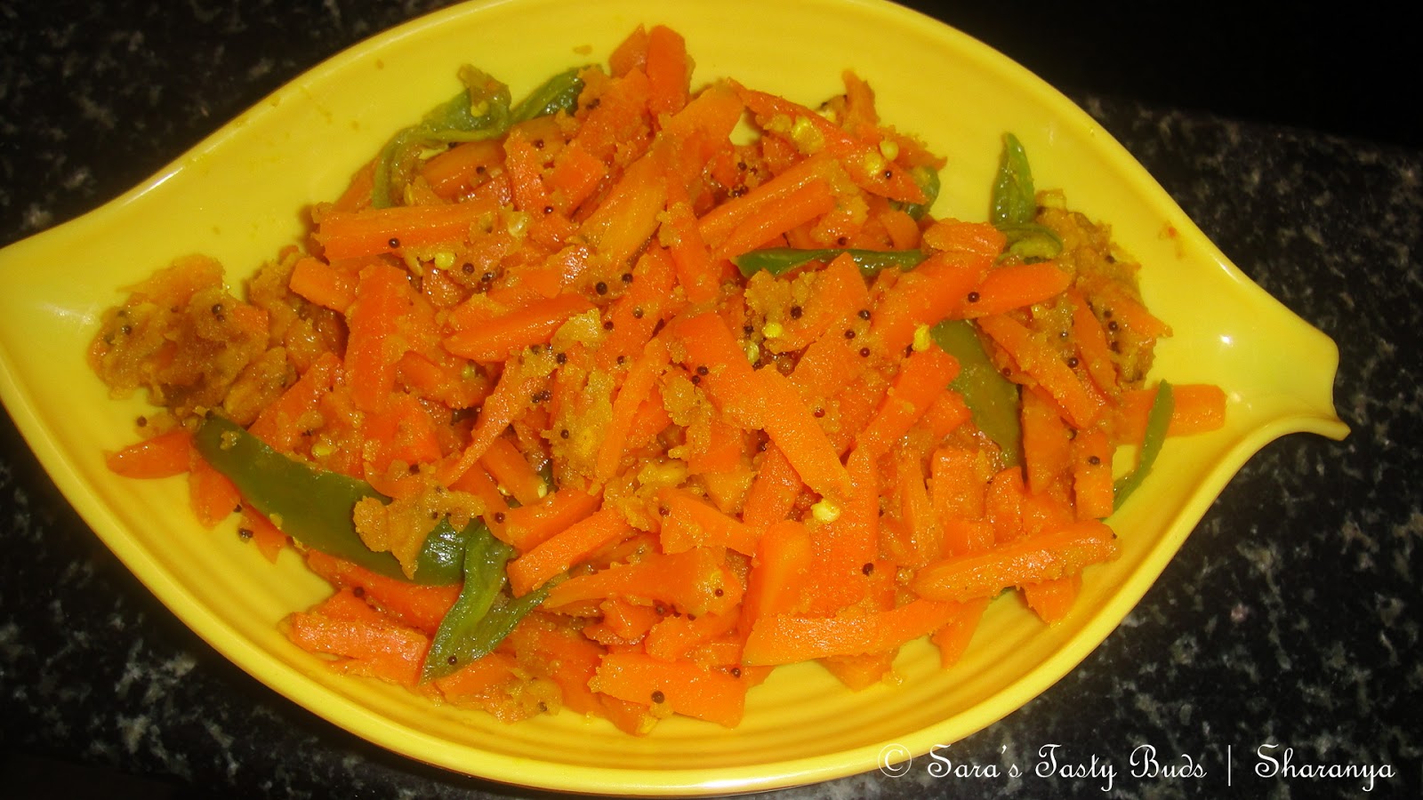 SARA'S TASTY BUDS: Carrot Sticks Stirfry