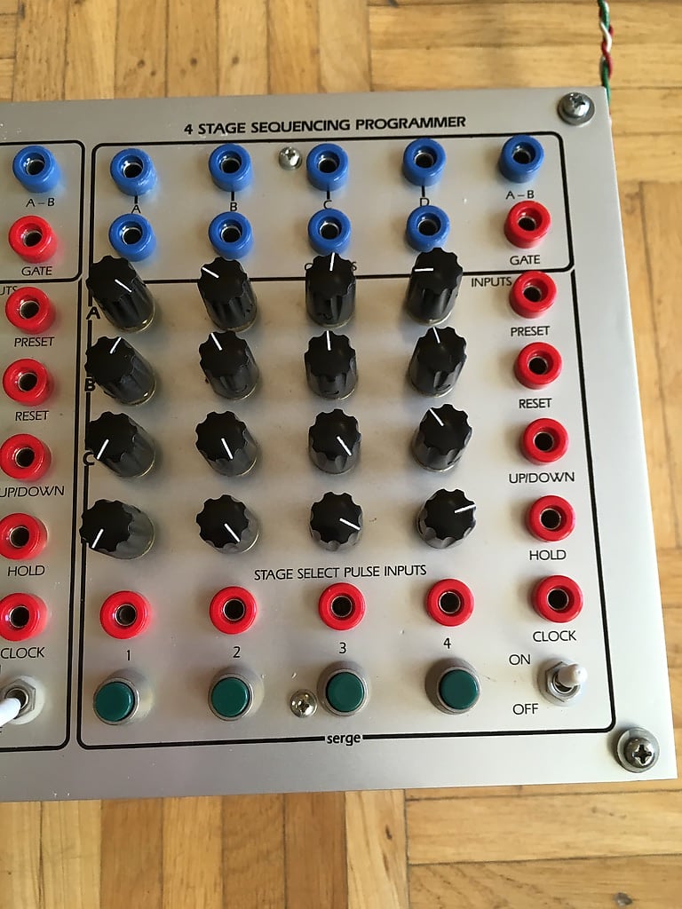 MATRIXSYNTH: Serge Custom Panel (3 Sequencing Programmer)