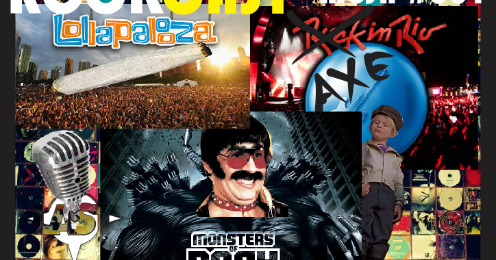 LAST - O ROCK NÃO ACABOU -: ROCKCAST MOSH #001 - 2015 - LOLLAPALOOZA - MONSTERS OF ROCK - ROCK ...
