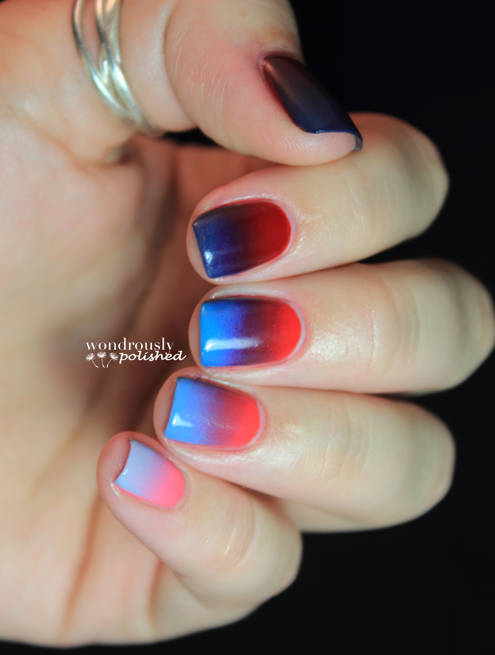 Wondrously Polished: 31 Day Nail Art Challenge - Day 10: Gradient Nails