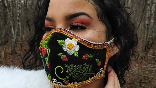 Artistic Beaded Masks by Canadian First Nations Beaders / The Beading Gem