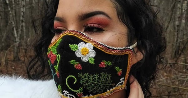Artistic Beaded Masks by Canadian First Nations Beaders / The Beading Gem