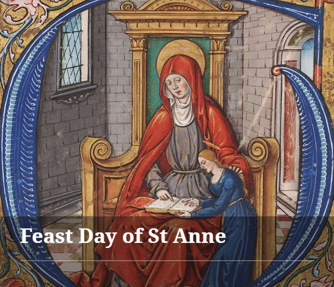 The Latin Mass Society Diocese of Middlesbrough: Feast of St Anne