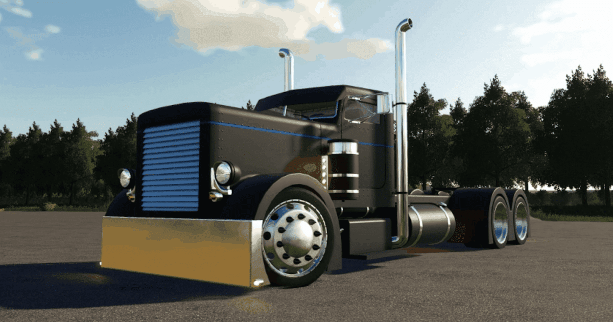 FS19 Custom Peterbilt 379 Truck v1.0 - FS 19 & 22 USA Mods Collection