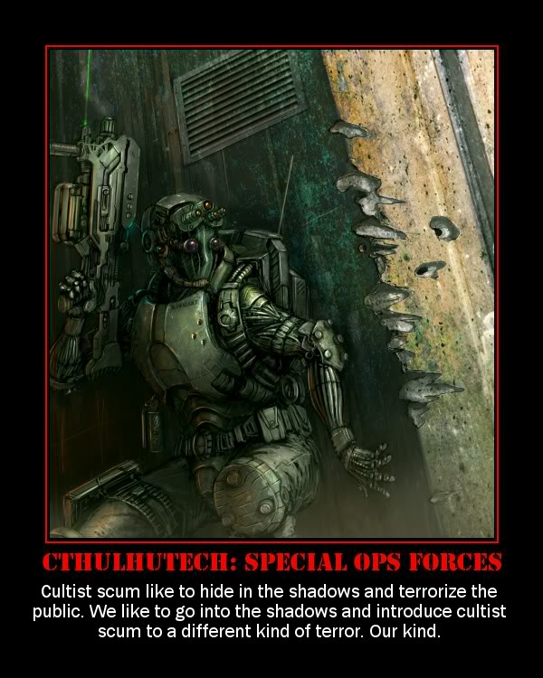 La Búsqueda de Tanelorn: MOTIVADORES CTHULHU TECH