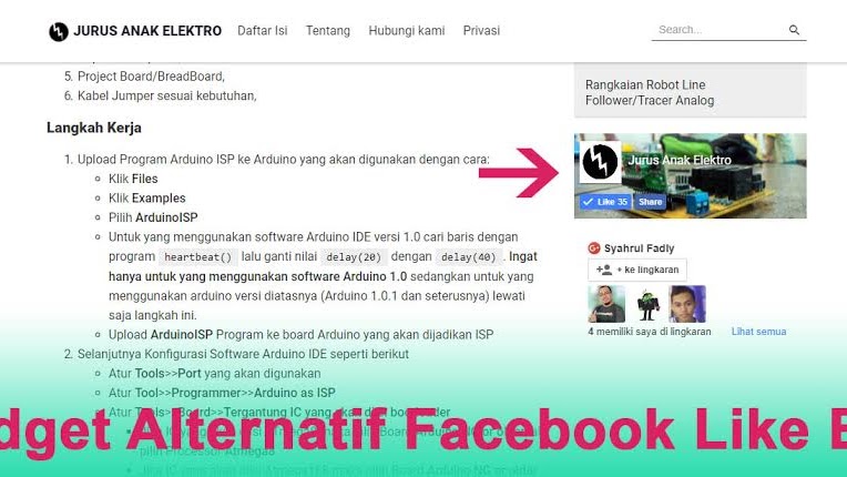 Widget Alternatif Facebook Like Box untuk Blog AMP