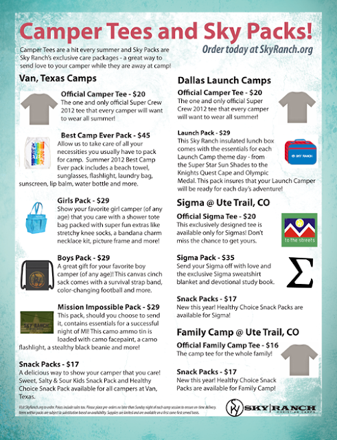 SkyMoms: Tips from Tori....Sky Ranch Camp gates open in ONLY 18 DAYS ...