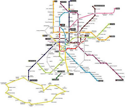 Metro Map Pictures: Metro Map of Madrid pictures