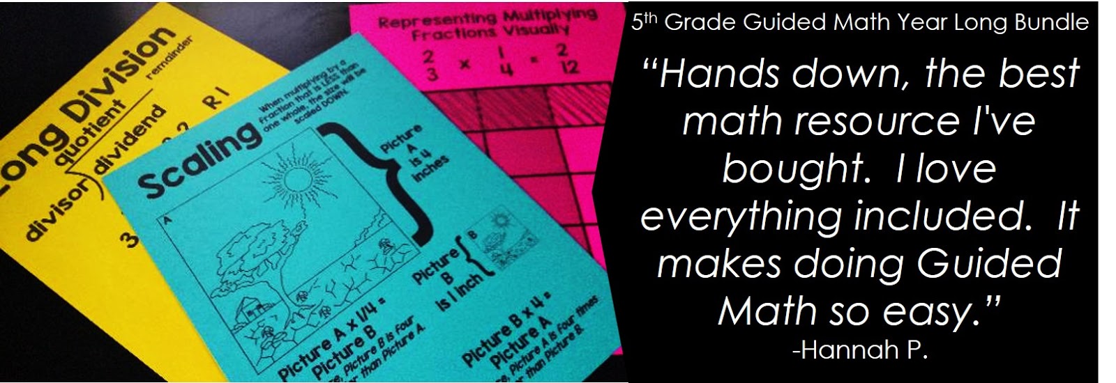 5th Grade Guided Math - Thrifty in Third Grade