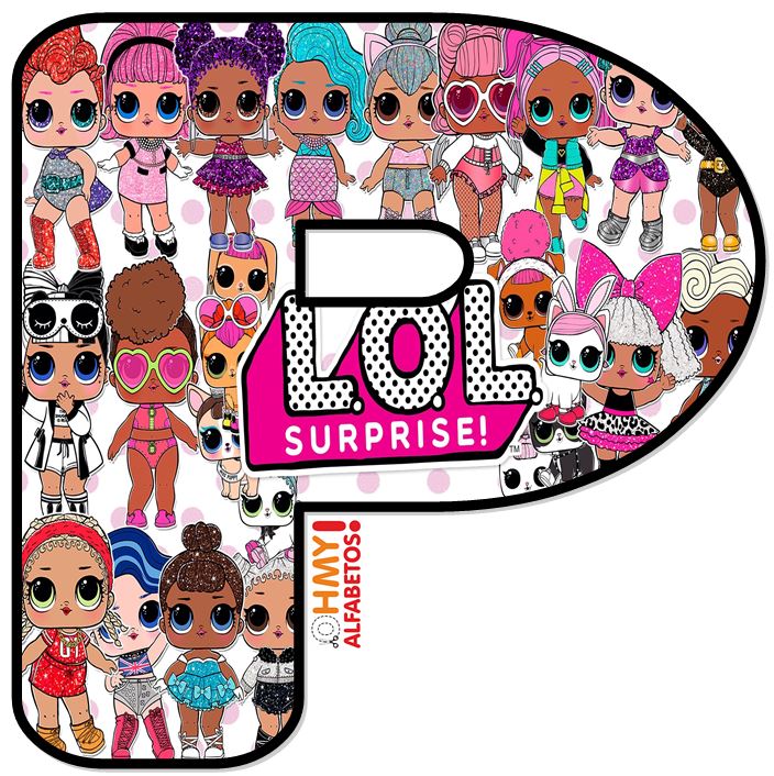Abecedario LOL Surprise. Nice LOL Surprise Alphabet. - Oh my Alfabetos!