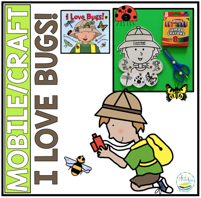 I LOVE BUGS! FREE MOBILE/CRAFT ~ Book Units by Lynn