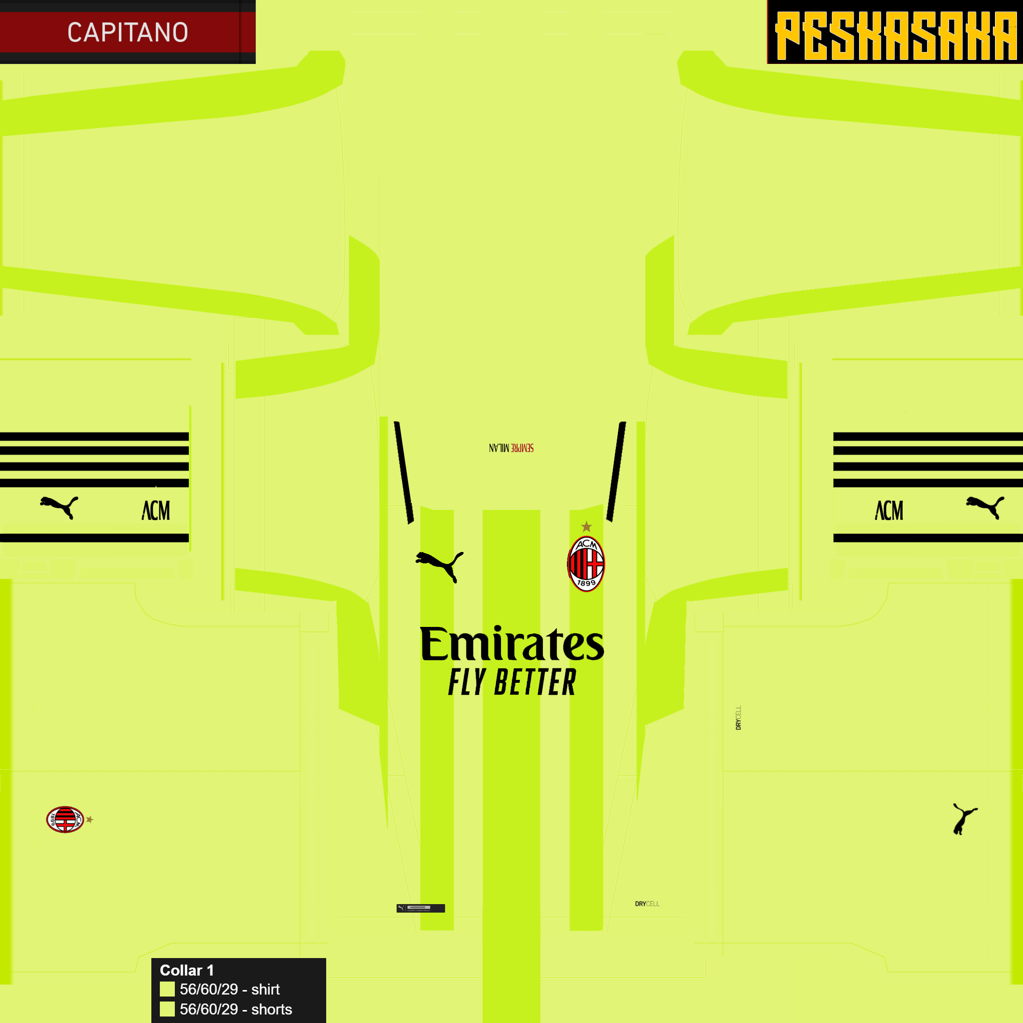 Kit AC Milan Efootball PES 2021