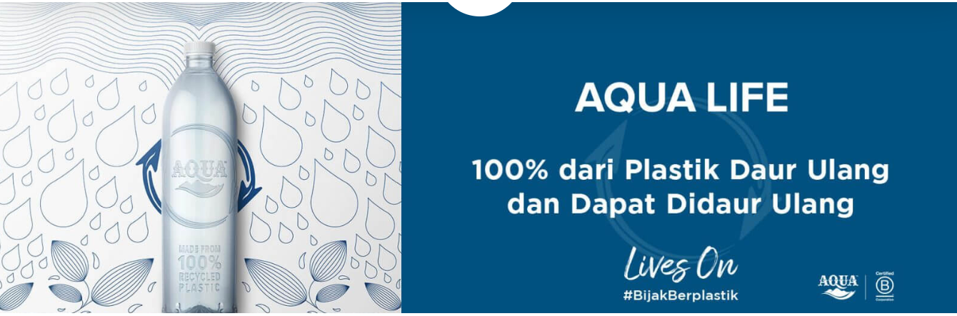AQUA LIFE - Kemasan Botol Baru yang Ramah Lingkungan