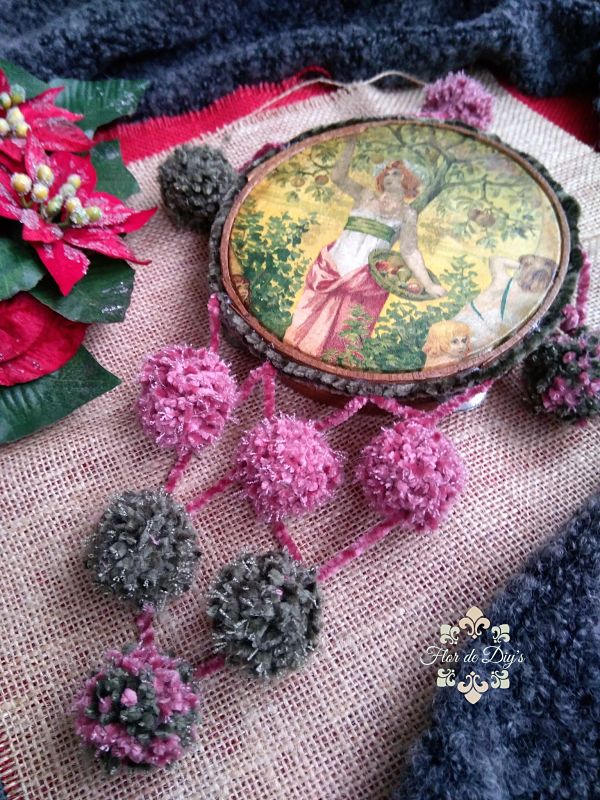 Flor de diy's: Pandereta decorada