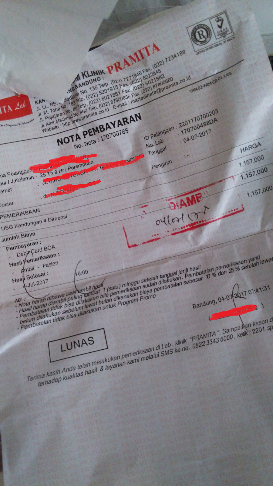 Dear Rizka: Review USG 4D di Lab Pramita