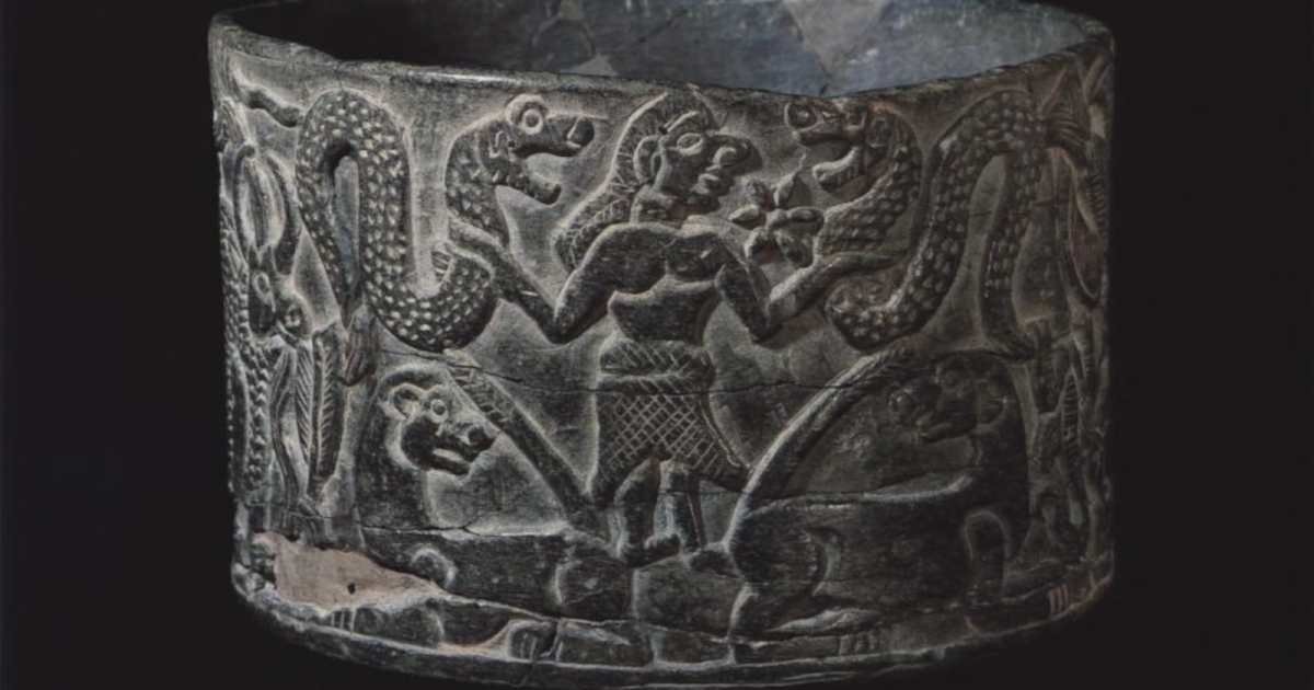 Old European culture: Khafajeh vase